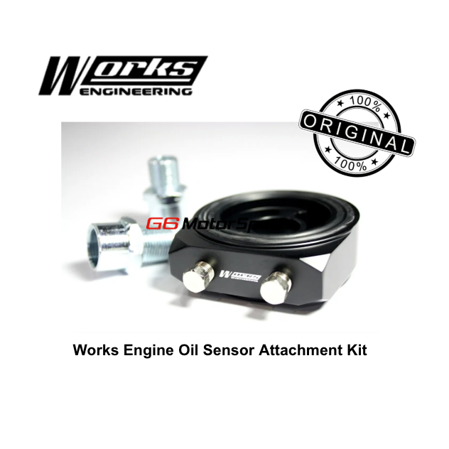 Works Engine Oil Adaptor Sensor Engine Oil Temperature & Oil Pressure ...