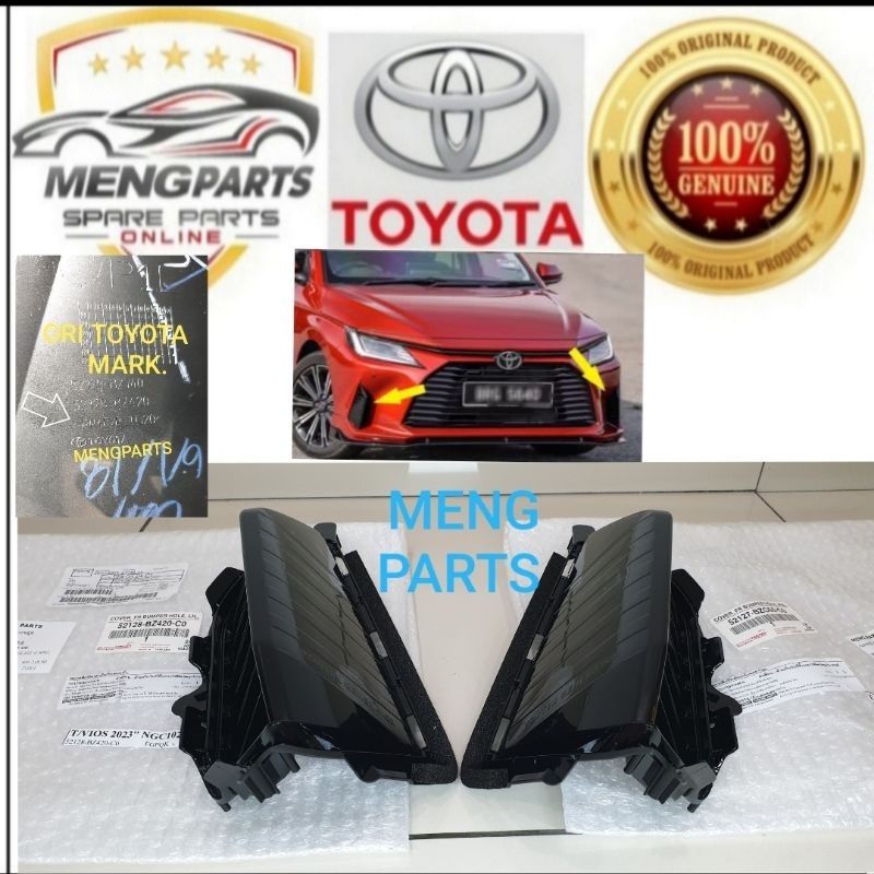 ORIGINAL TOYOTA VIOS AC100 NGC102 2023Y-2025Y FRONT BUMPER GARNISH ...