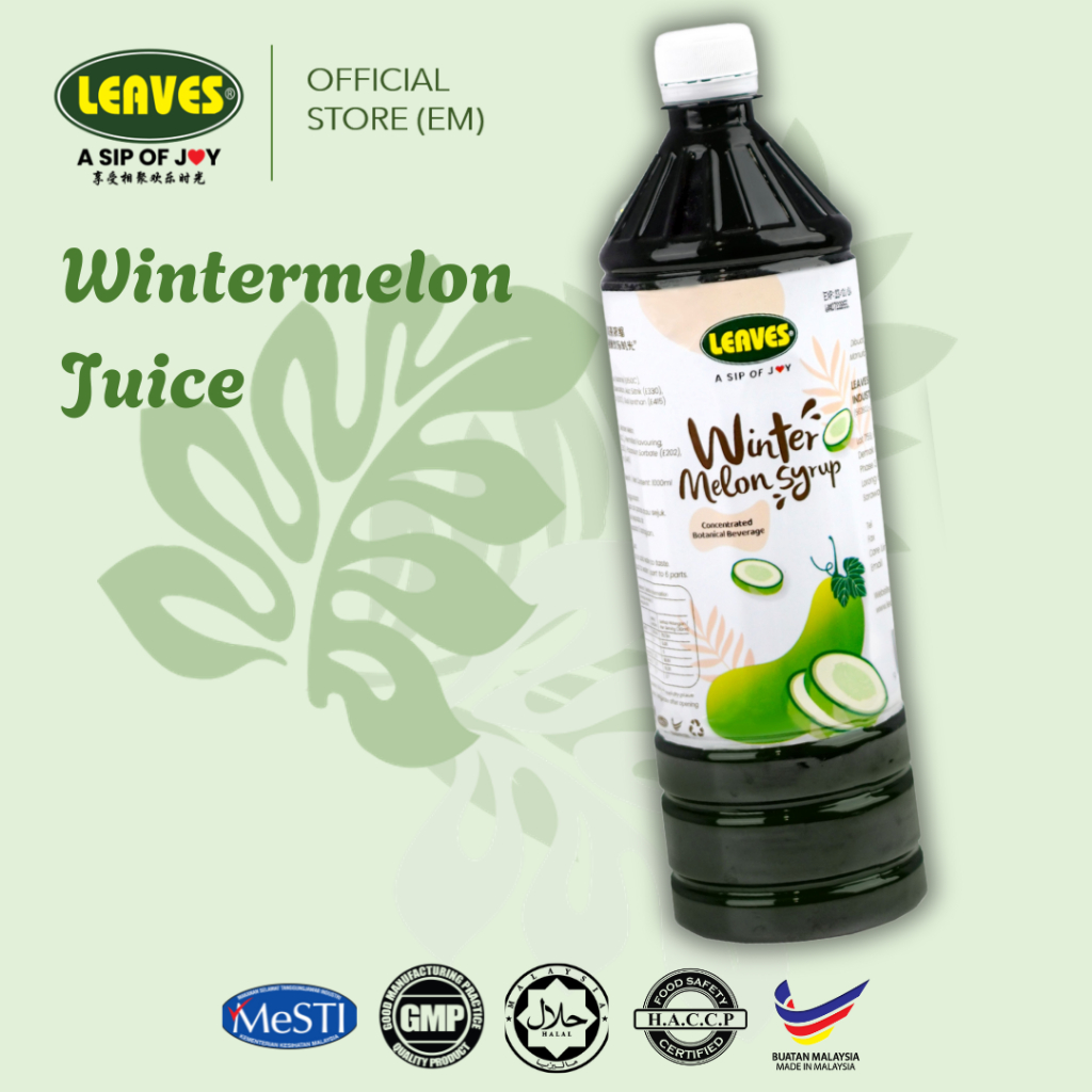 [East Malaysia Only] LEAVES Winter Melon Tea Syrup（冬瓜凉茶 - 浓缩）Sirap ...