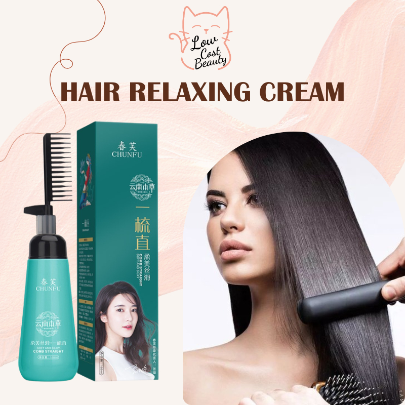 CHUN FU rebonding Straight Hair LULUS RAMBUT REBONDING 春芙一梳直 （180ml ...