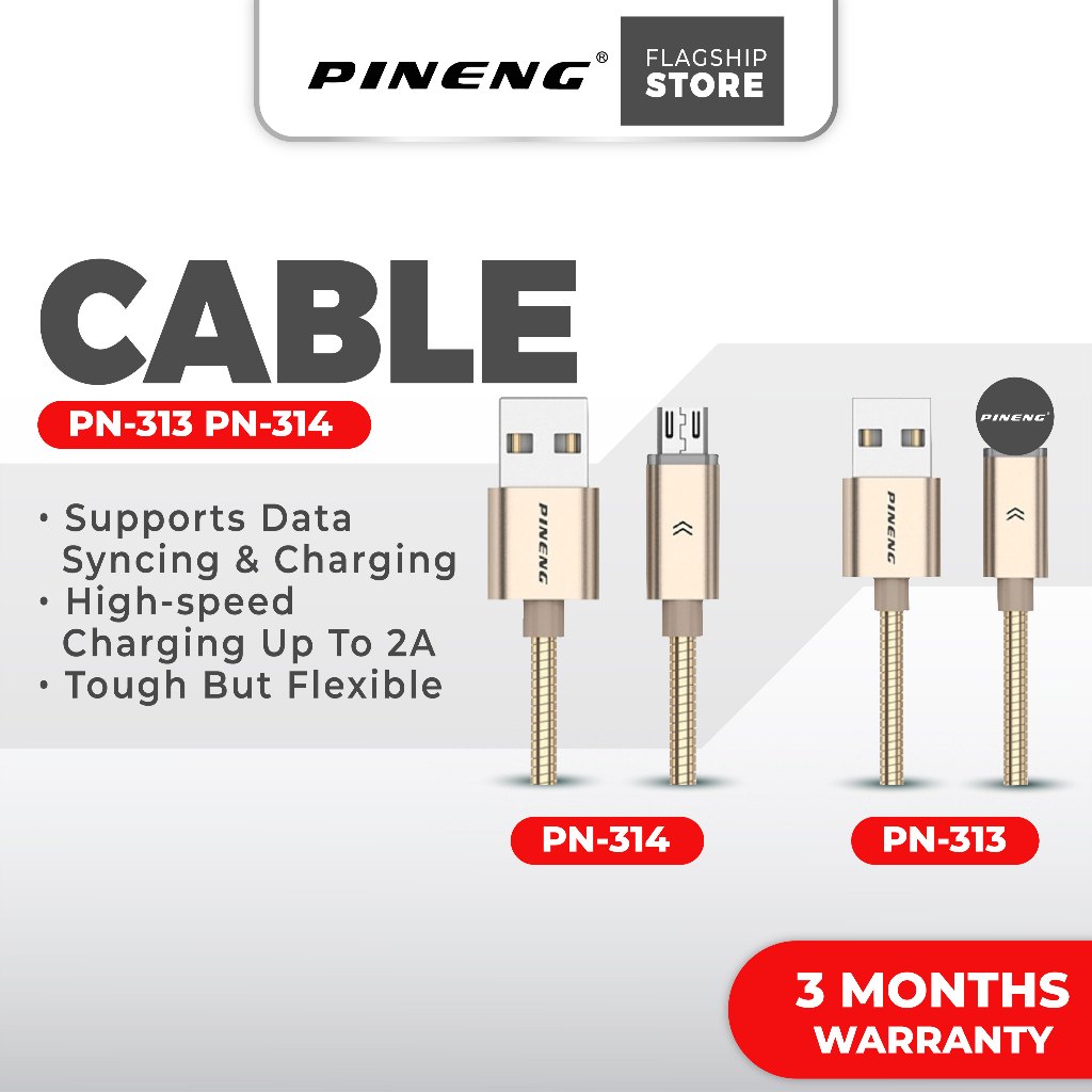 Pineng PN-313 High Speed Charging Data Cable/Pineng PN-314 Micro USB ...