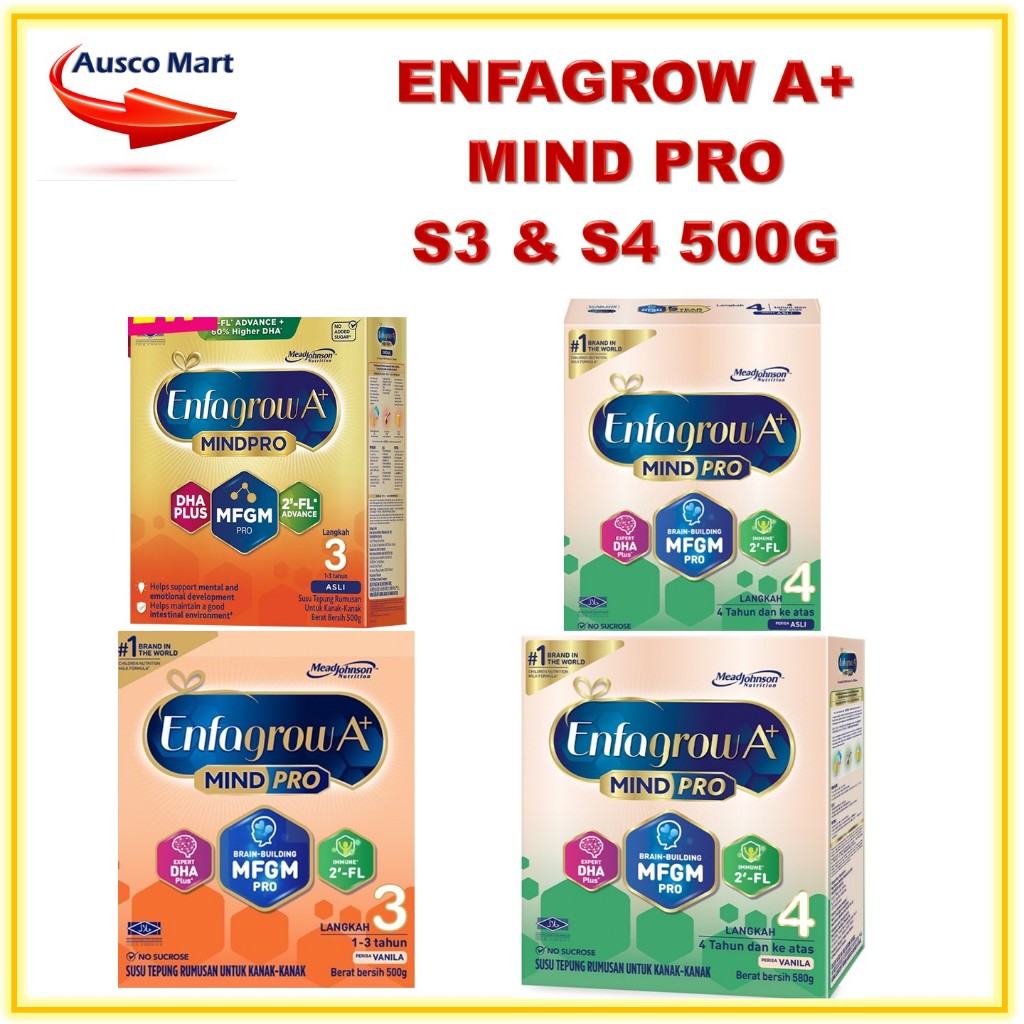ENFAGROW A+ MIND PRO STEP 3 500G & 4 500G | Shopee Malaysia