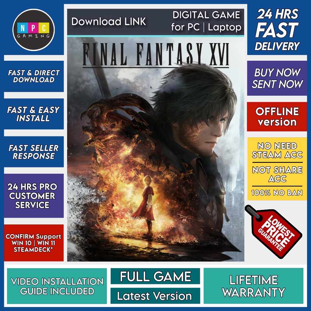 [PC Game] Final Fantasy XVI | Final Fantasy 16 Complete Edition ...