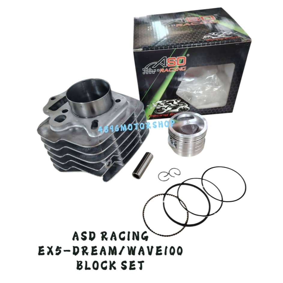ASD RACING HONDA EX5 DREAM WAVE100 MR1 KRISS100 CT100 RACING BLOCK ...