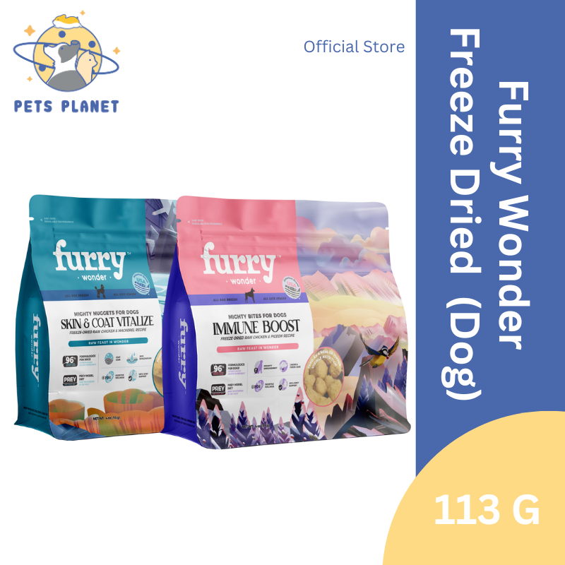 Furry Wonder Freeze Dried Mighty Bites for Dog Complete Diet 113g ...