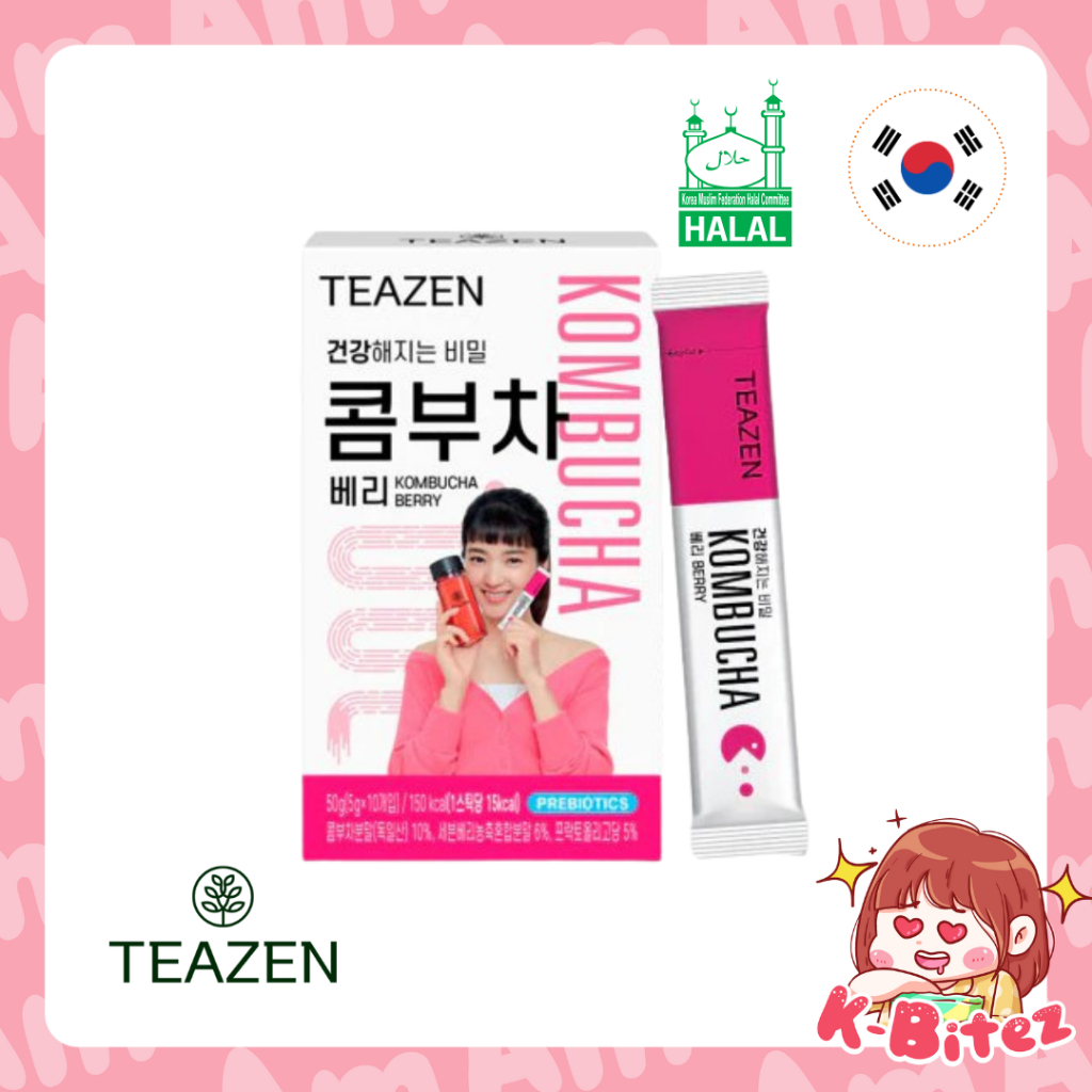 [HALAL] Teazen Kombucha Berry (5g x 10sticks) - Minuman Kombucha Perisa ...
