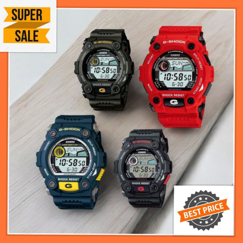 DIGITAL MEN WATCH DW 7900 MAT MOTOR RUBBER STRAP | Shopee Malaysia