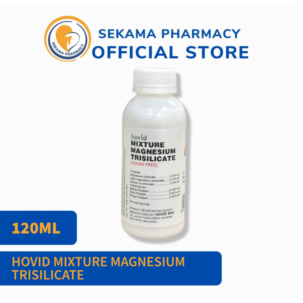 HOVID MIXTURE MAGNESIUM TRISILICATE 120ML [EXP: 12/2026] | Shopee Malaysia