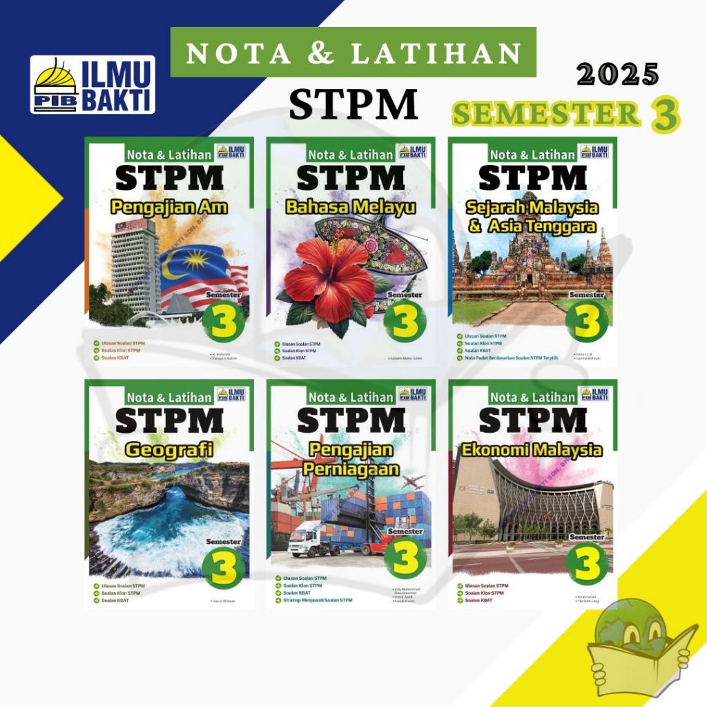 Nota & Latihan STPM 2023 Semester 3 - B.Melayu/P.Am/P.Perniagaan/Ekomoni Malaysia/Geografi ...