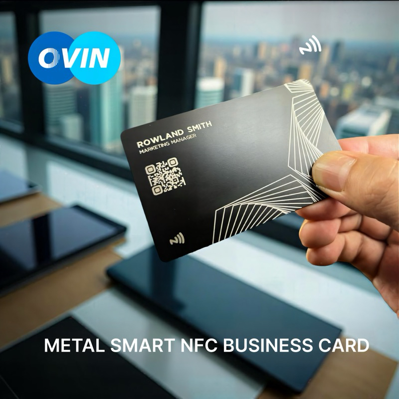 Ovin Horizon Smart Business Card NFC (Metal) | Shopee Malaysia