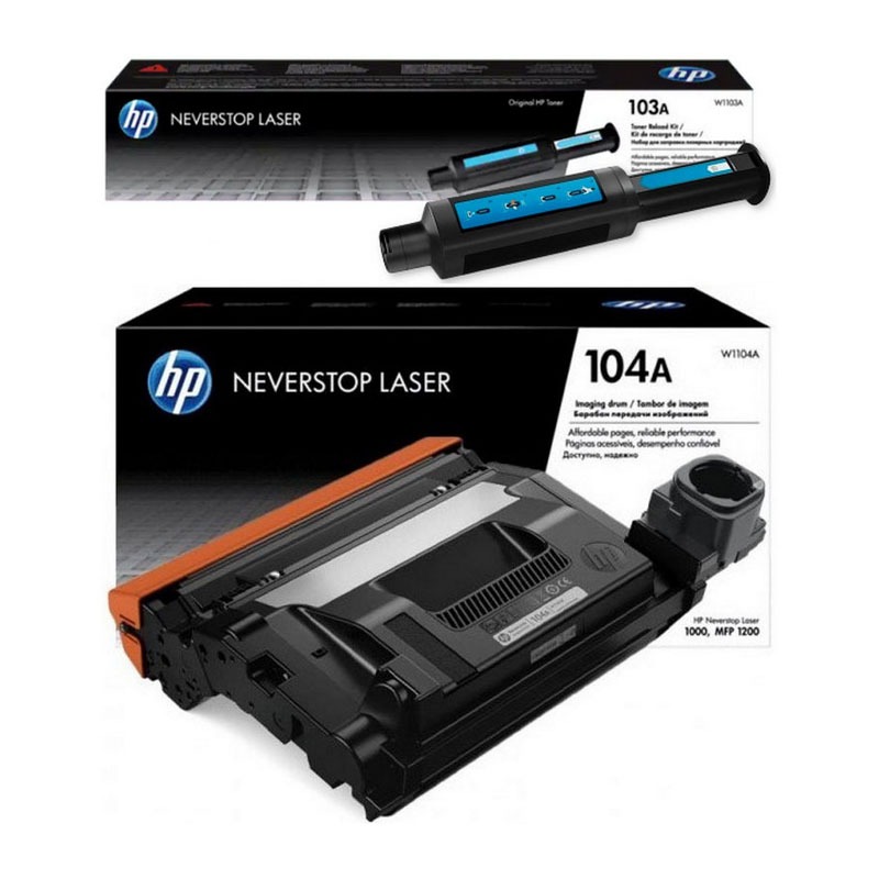 HP 103A / 103AD / 104A - Laser Neverstop Laser 1000, 1000n, 1000w, MFP ...