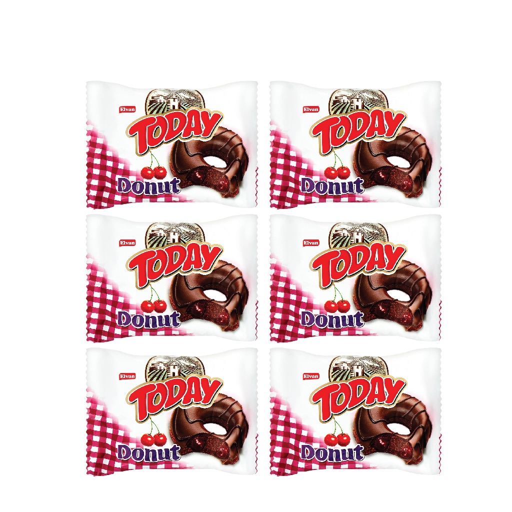 Today Donut With Cherry Filling 50g - (pack of 6) | Shopee Malaysia
