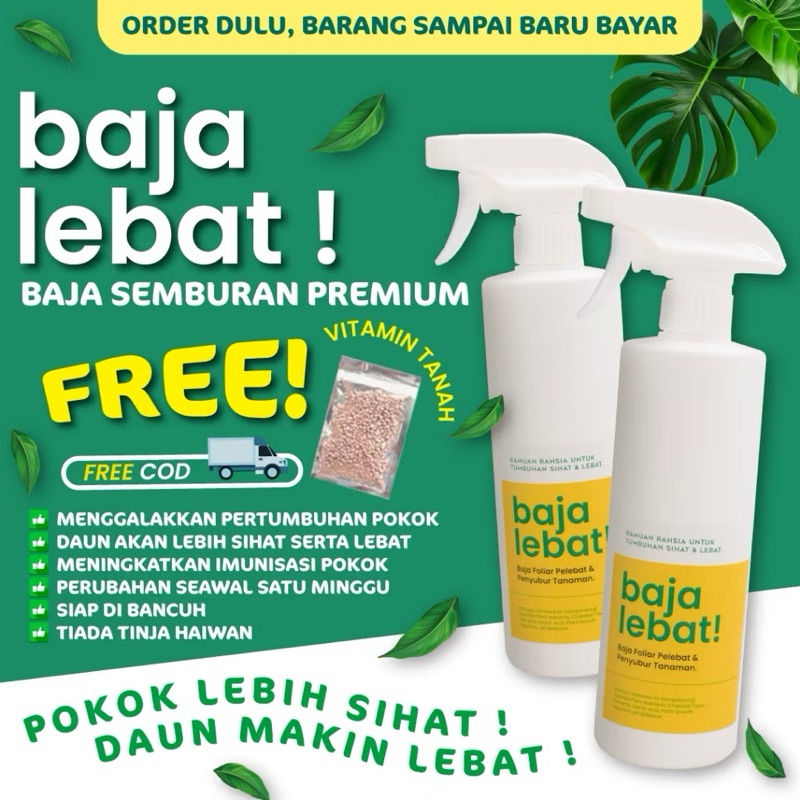 Baja Lebat Super Subur 500ml [ORIGINAL] semburan baja penggalak baja ...