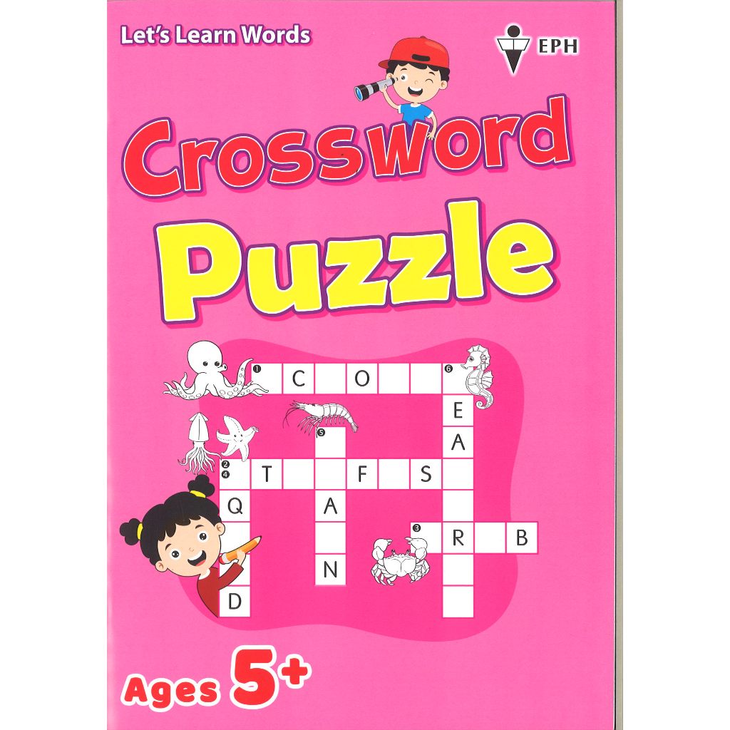 Let's learn words Crossword puzzle (Ages 5+) | Shopee Malaysia
