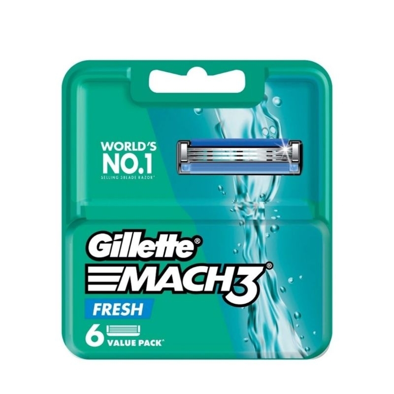 (Clearance Sales) Gillette Mach 3 Fresh 6s last unit | Shopee Malaysia