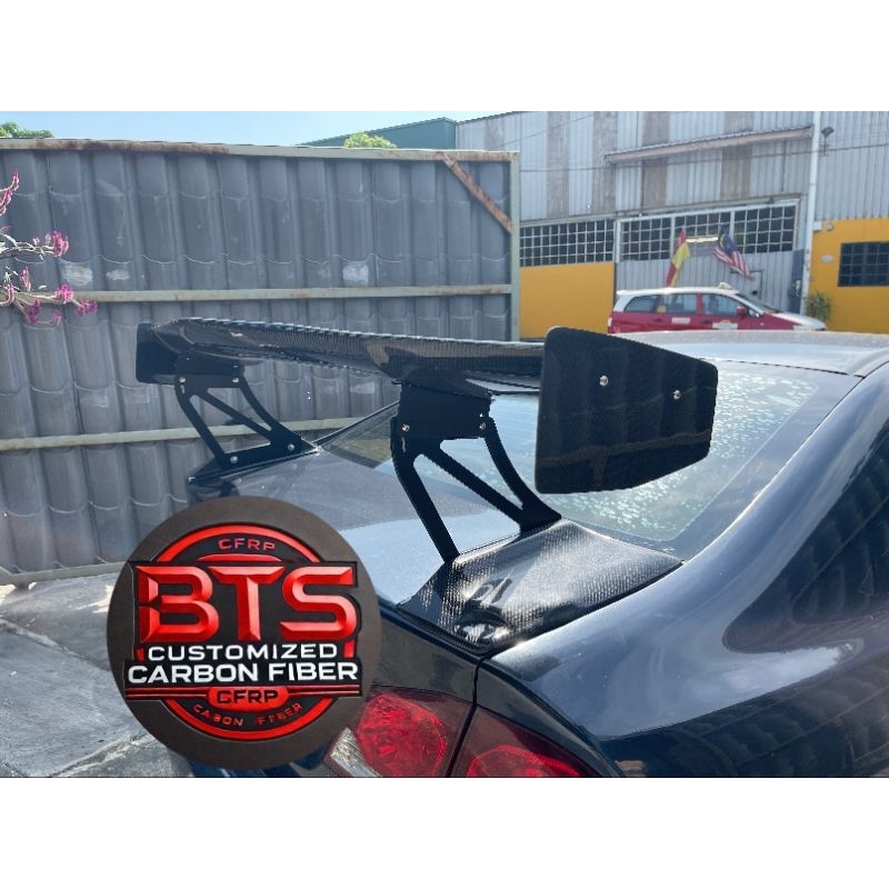 【BTS】FEELS GT WING CARBON FIBER ORIGINAL 1530mm_Honda Civic FD_FD1_FD2 ...