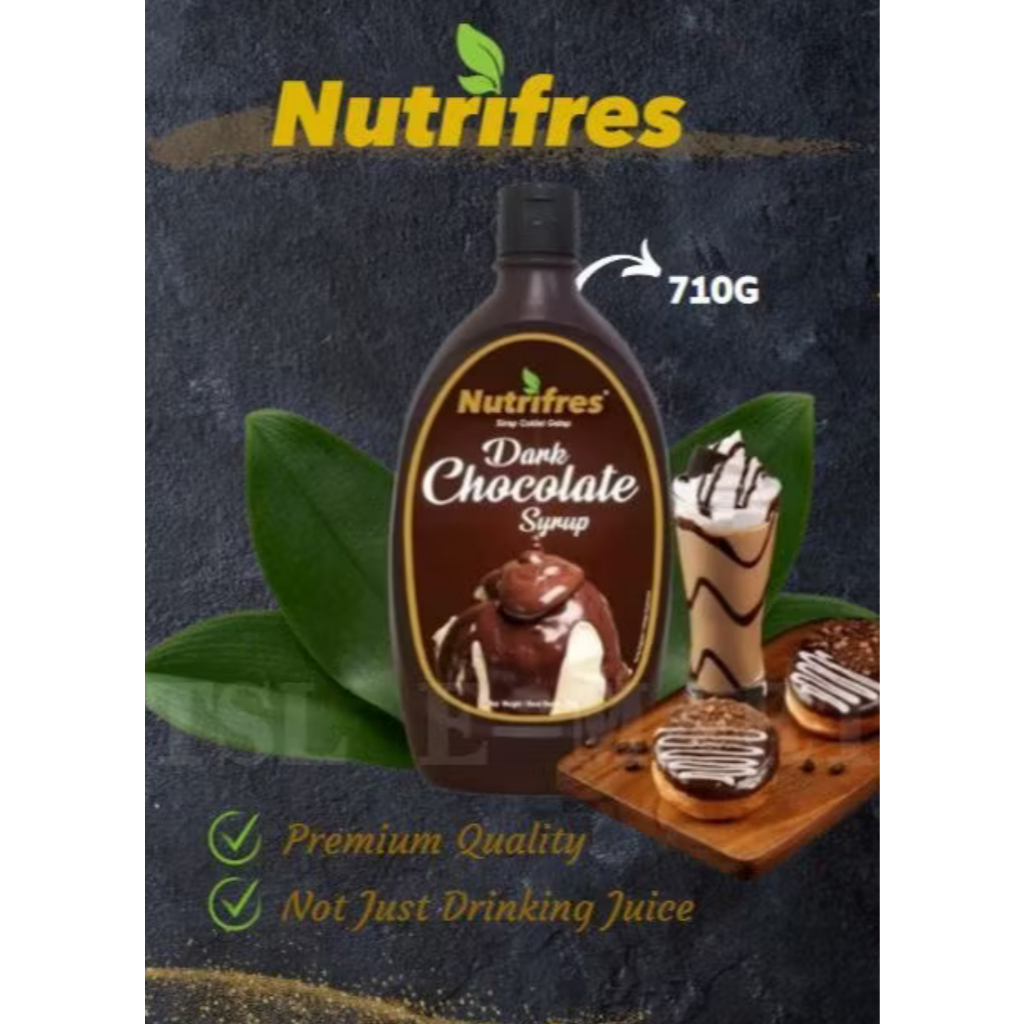 (Ready Stock)Nutrifres Dark Chocolate Syrup 710g | Sirap Coklat Gelap ...