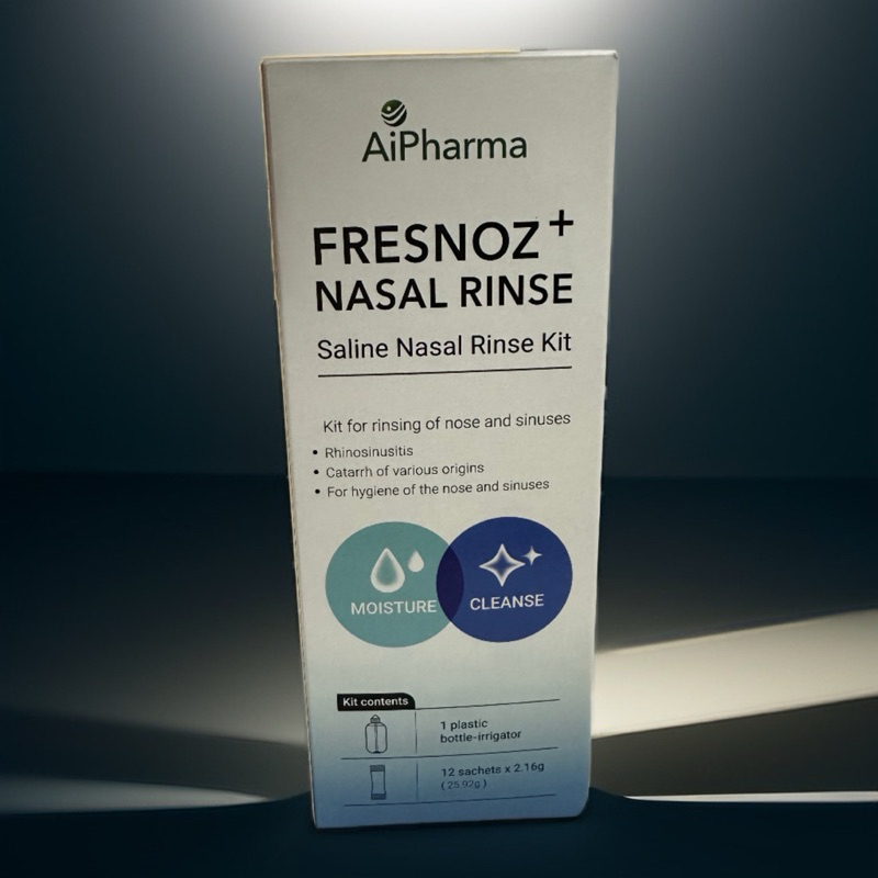 FRESNOZ+ NASAL RINSE | saline nasal rinse kit | Shopee Malaysia
