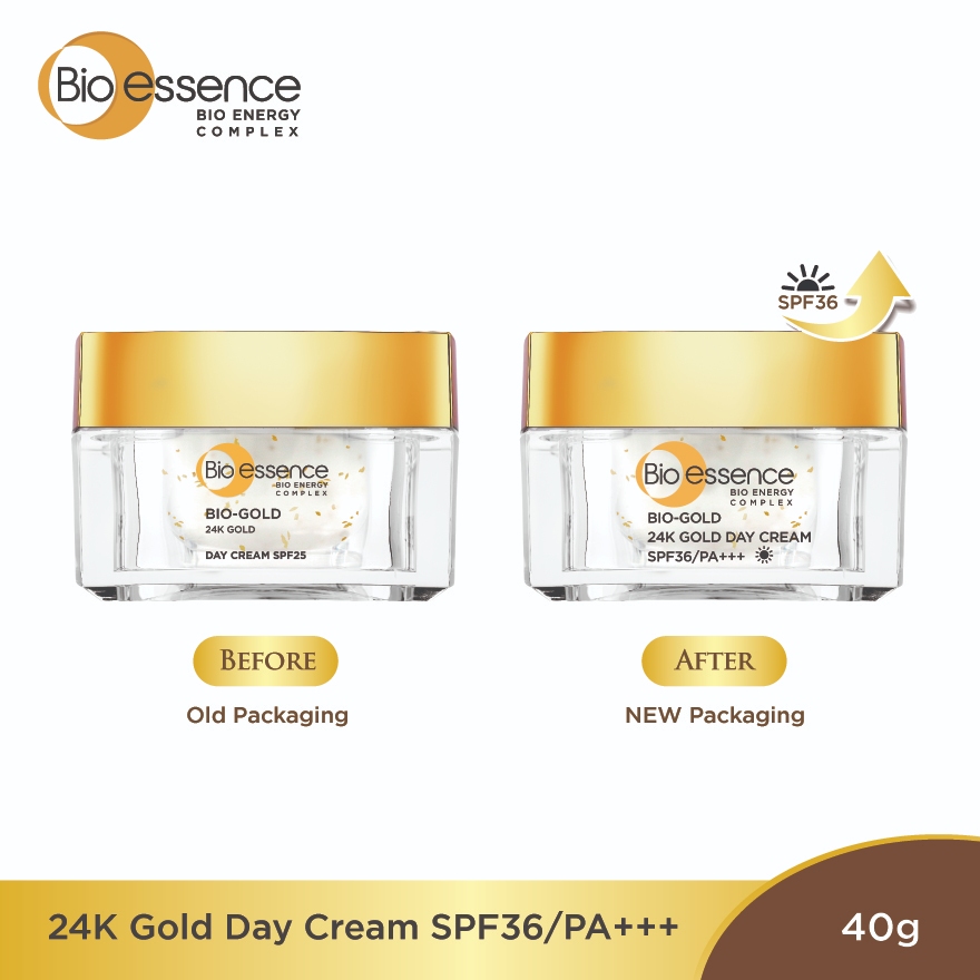 Bio Essence Bio-Gold 24K Gold Day Cream SPF36/PA+++ 40g | Shopee Malaysia