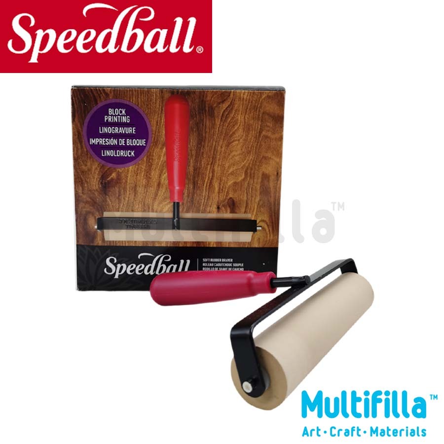 Speedball Soft Rubber Brayer #66 - 6" - Soft Rubber Roller | Shopee Malaysia