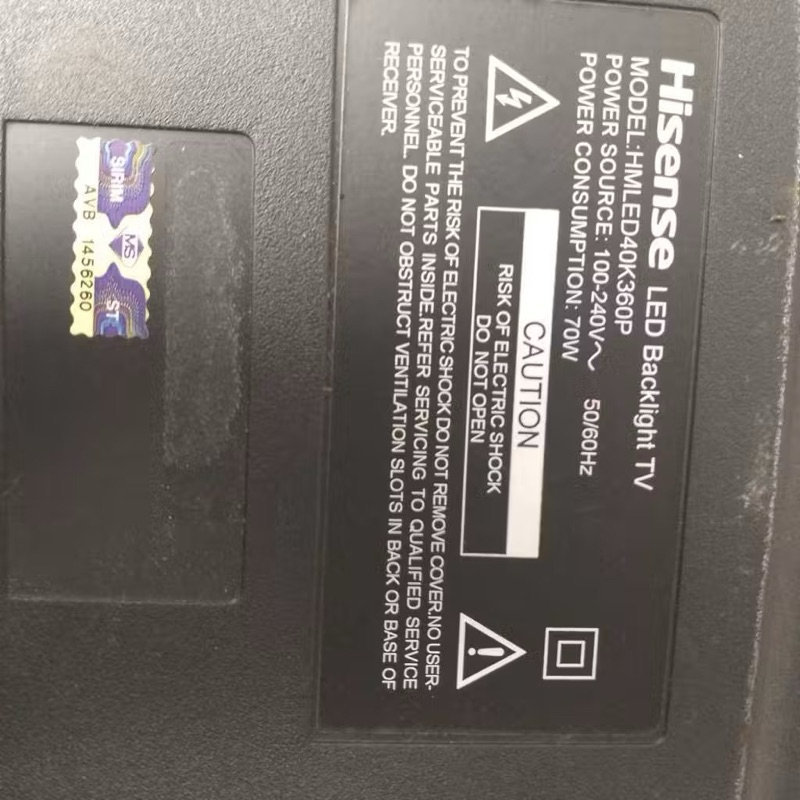 Hisense Backlight tv Model HMLED40K360P. | Shopee Malaysia