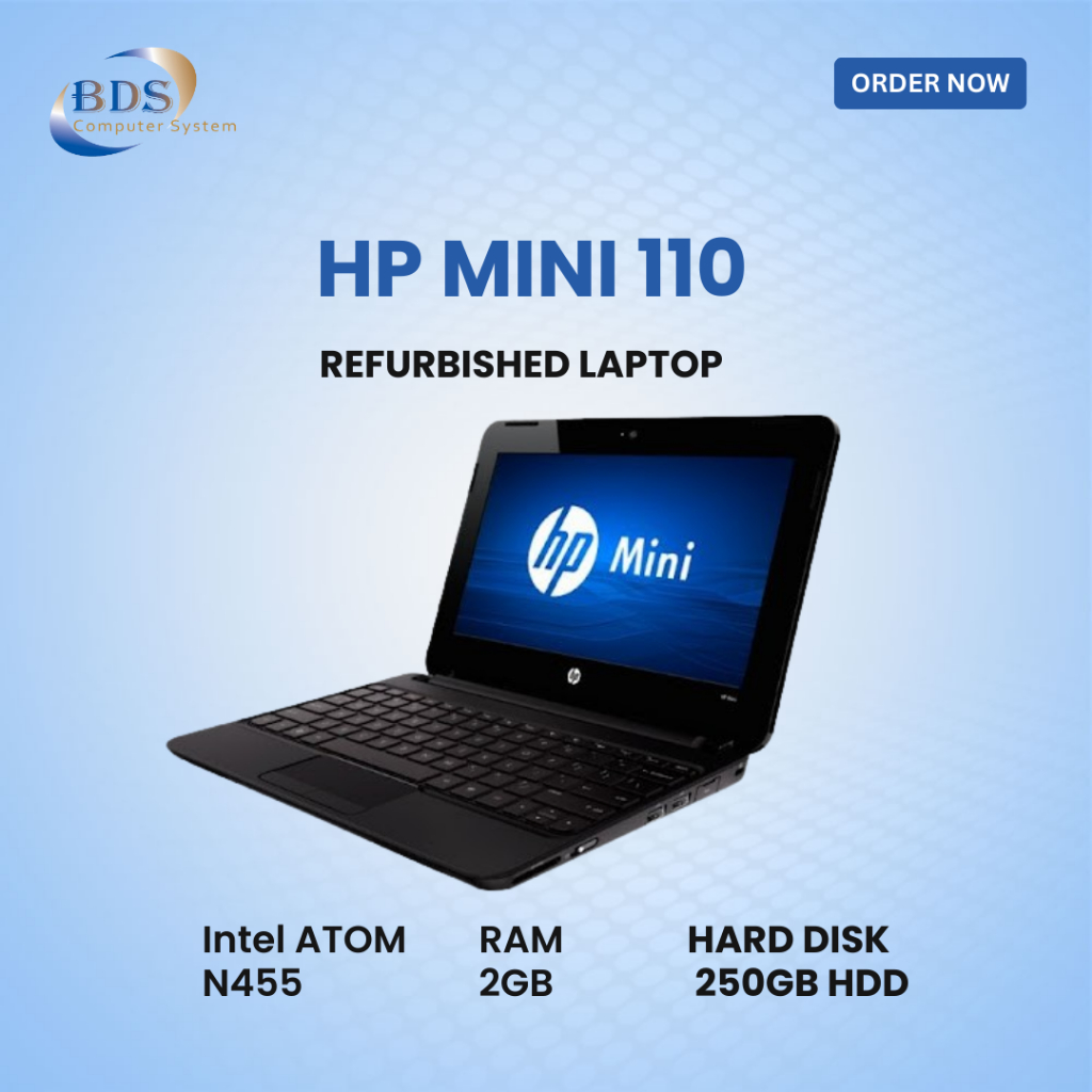 HP MINI 110 NETBOOK INTEL ATOM N455 (REFURBISHED LAPTOP) | Shopee Malaysia