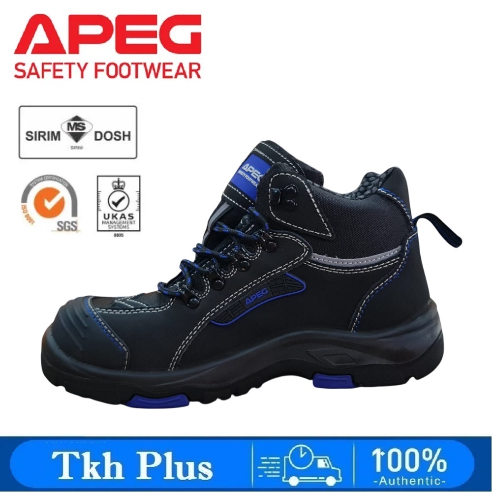 APEG Mid Cut Sporty & Sip Safety Rating Safety Shoe ( Sirim APPROVED ...