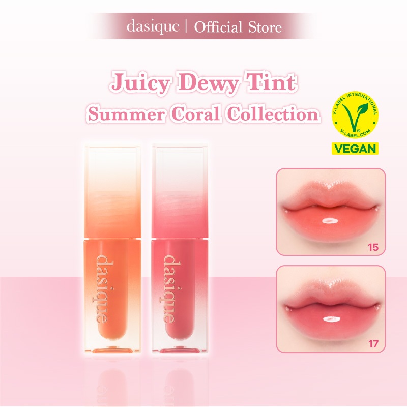 DASIQUE Juicy Dewy Tint [Summer Coral #13 - #17] | Shopee Malaysia
