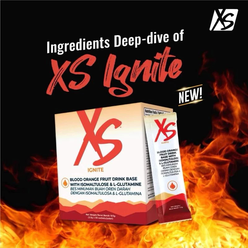 🔥READY STOCK🔥 Amway XS Ignite Blood Orange Fruit Drink Base With ...