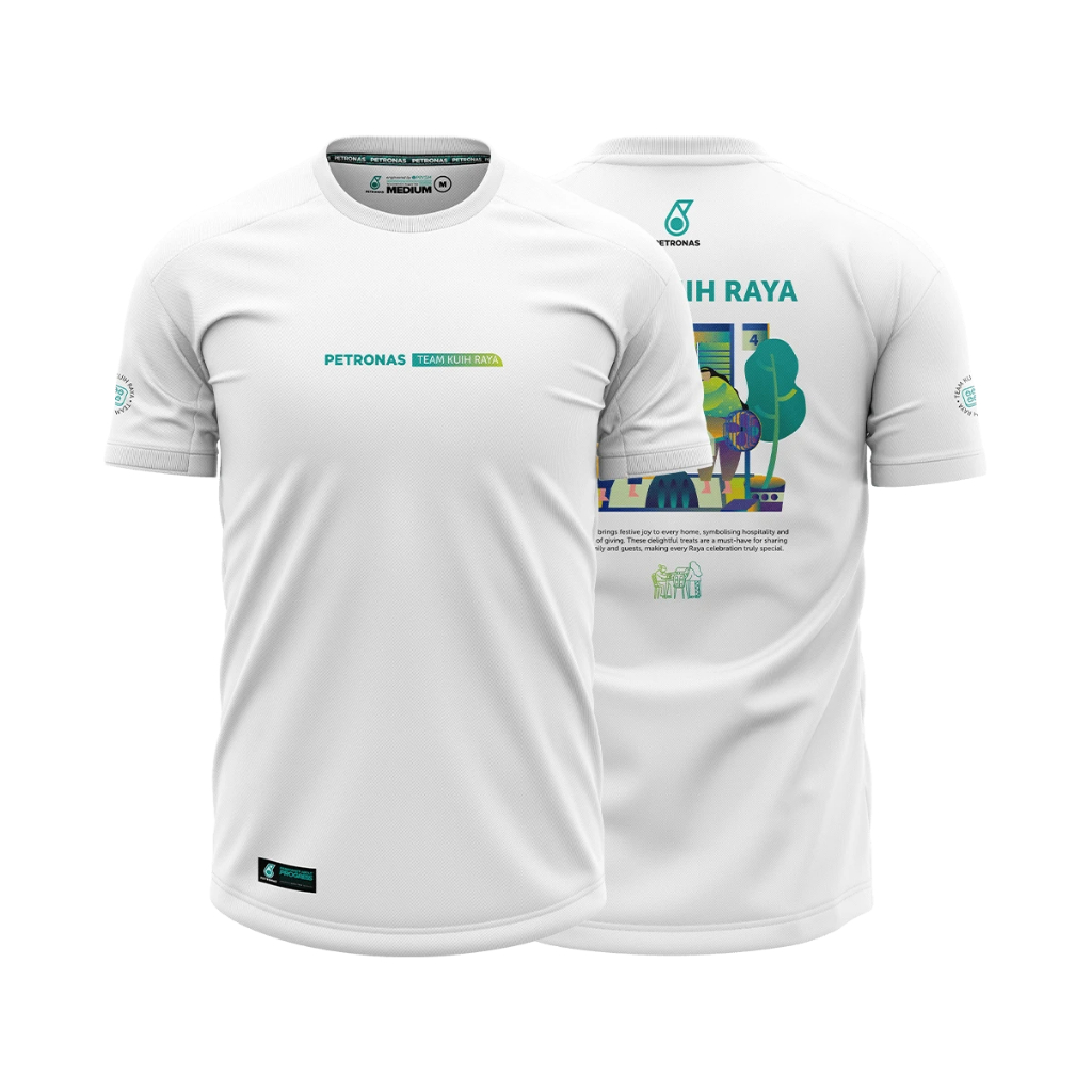 PETRONAS Raya 2025 Team Kuih Raya T-shirt - Off White | Shopee Malaysia