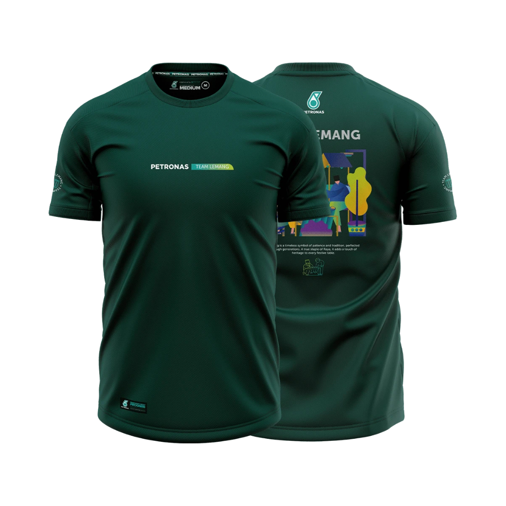 PETRONAS Raya 2025 Team Lemang T-shirt - Forest | Shopee Malaysia