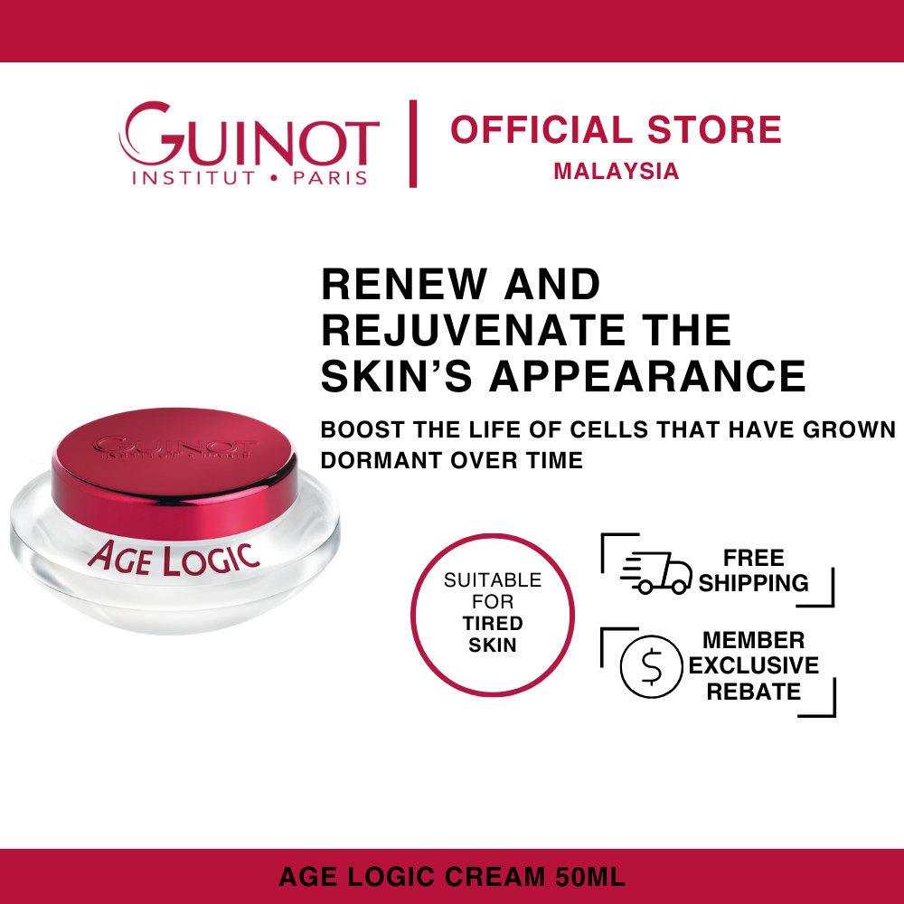 GUINOT Age Logic Cream 50ml | Anti-Aging, Smooth Wrinkle, Cell ...