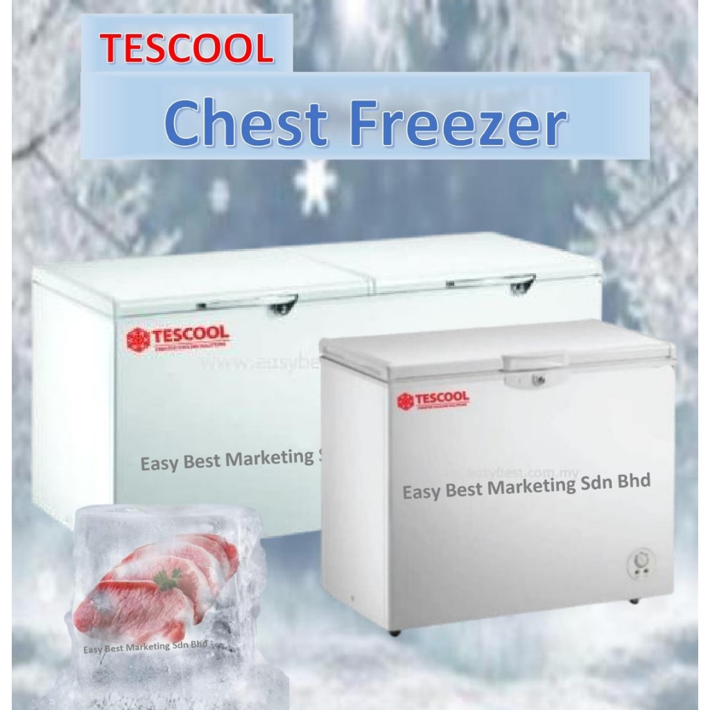 [PROMOTION] TESCOOL Flip Top Chest Deep Freezer With Door Lock Wheels ...