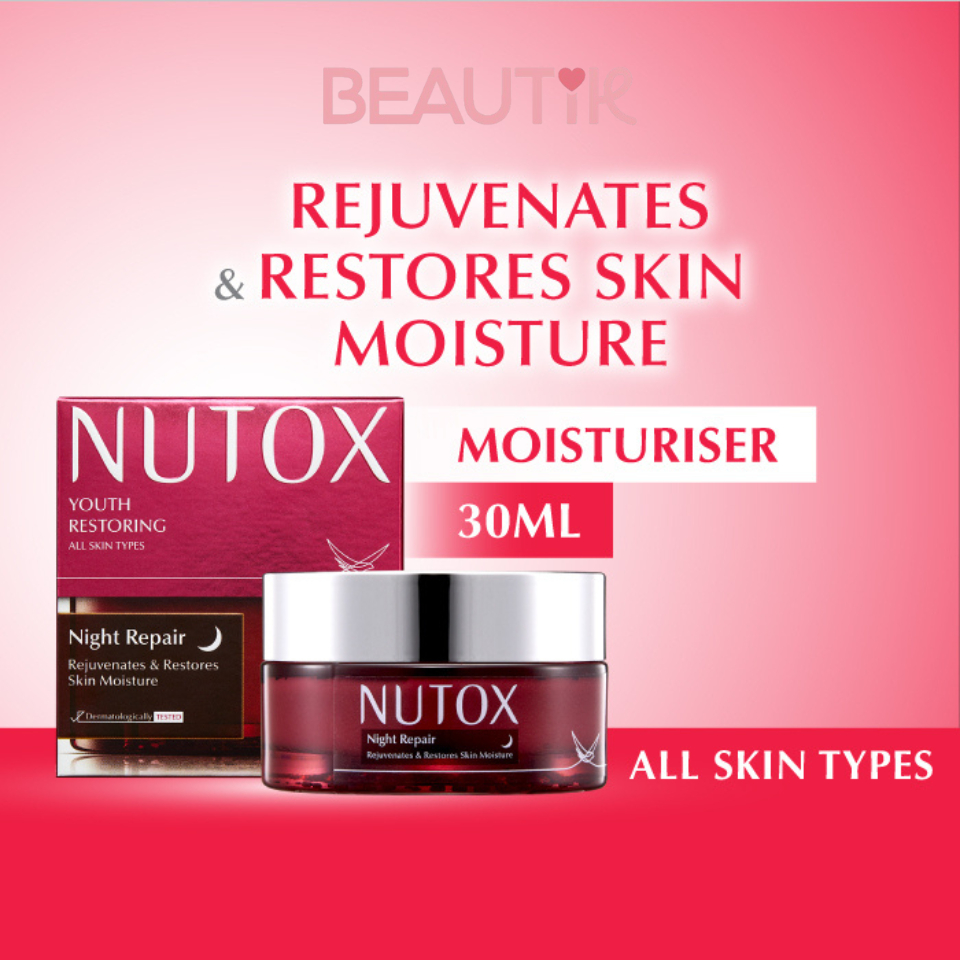 [NEW & IMPROVED] Nutox Youth Restoring Night Repair 30ml (All Skin Types) | Shopee Malaysia