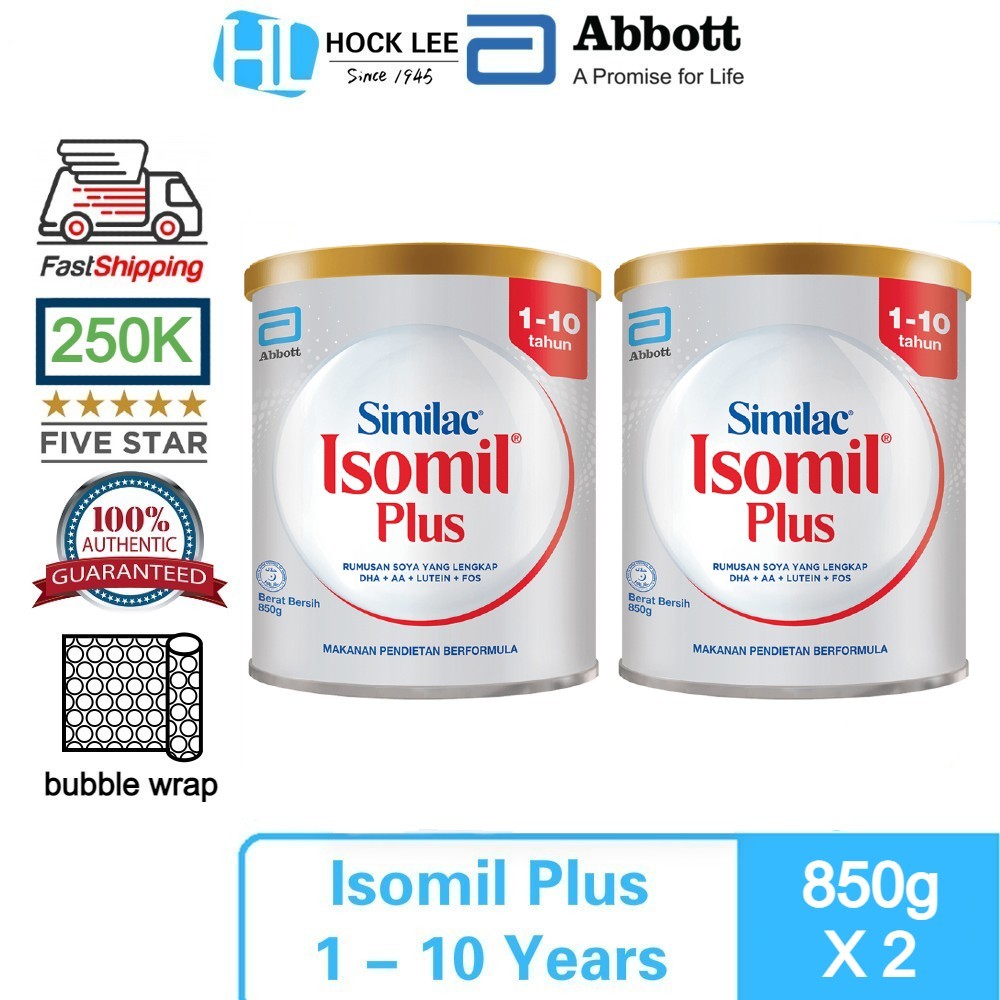 Isomil Plus 850G (1 to 10 Years Old) x 2 (TWINPACK) | Shopee Malaysia