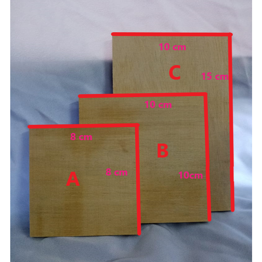 Jelutong wood/ kayu jelutong tebal 1cm. 3 saiz berbeza | Shopee Malaysia