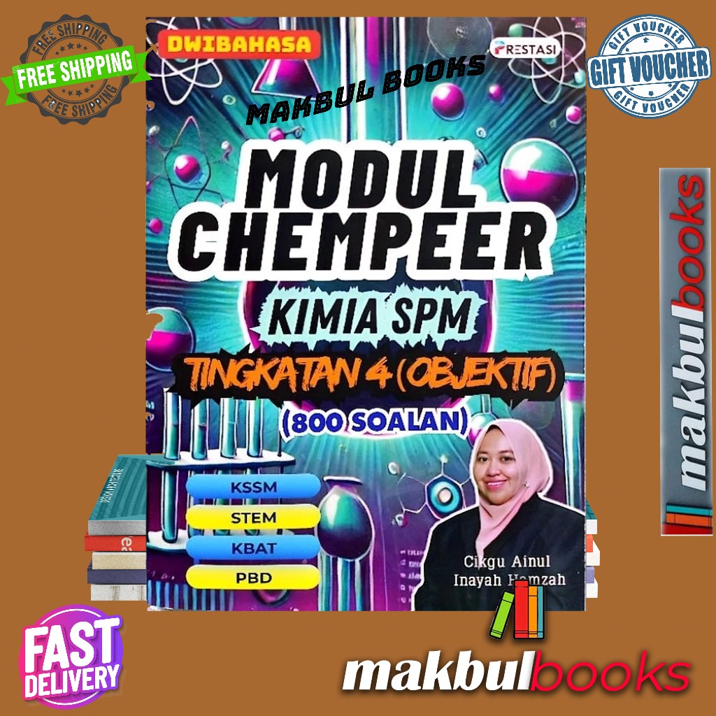 PRESTASI: MODUL CHEMPEER KIMIA SPM TINGKATAN 4 (OBJEKTIF) 800 SOALAN DWIBAHASA | Shopee Malaysia