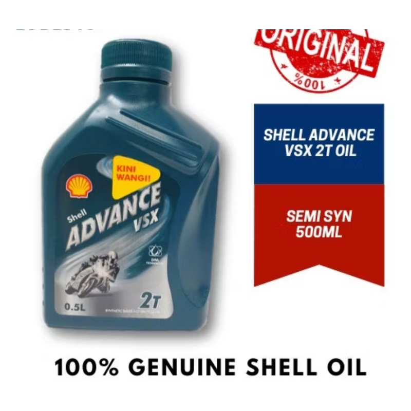 🔥 SHELL ADVANCE 2T VSX 0.5L 1L 100% ORIGINAL SHELL ADVANCE VSX 2T ...