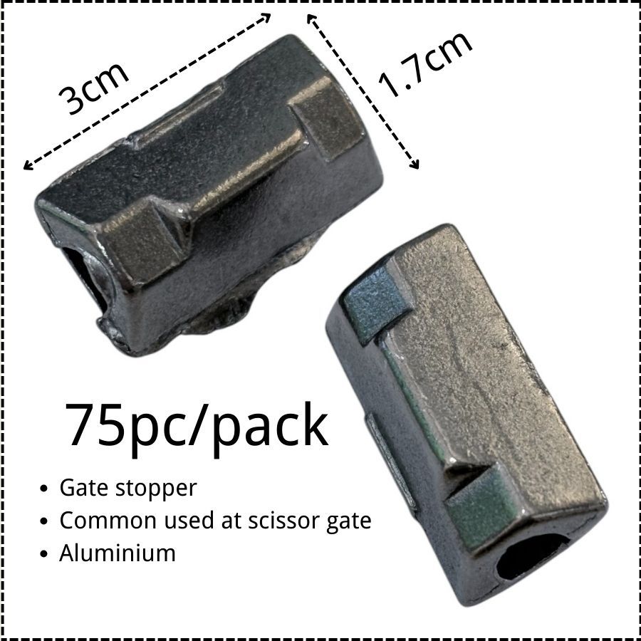 Gate Stopper / Aluminium socket /scissor gate socket / 頂仔 | Shopee Malaysia