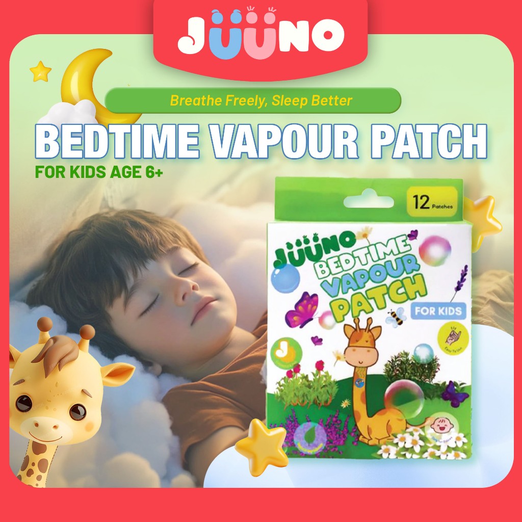 JUUNO Bedtime Vapour Patch (RafRaf) - Natural Nasal Congestion Relief ...