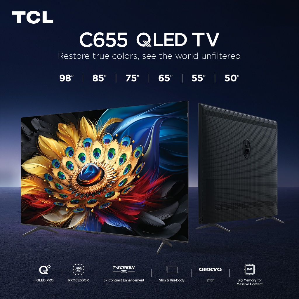 TCL 98" C655 QLED 4K Google TV 98C655 Quantum Dot 4K UHD HDR TV SMART ...