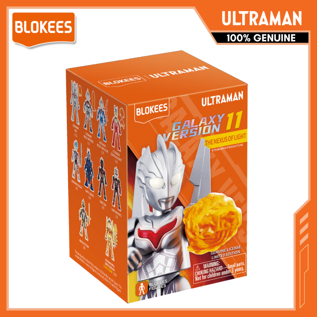 Kotak Mainan Misteri - Blokees Ultraman - Galaxy Version 11 Blind Box ...