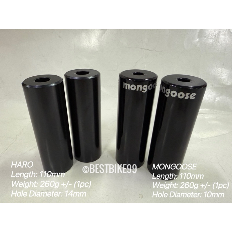 HARO MONGOOSE Steel Axle Peg (Kangaroo) Sepasang 2 pieces BMX Haro ...