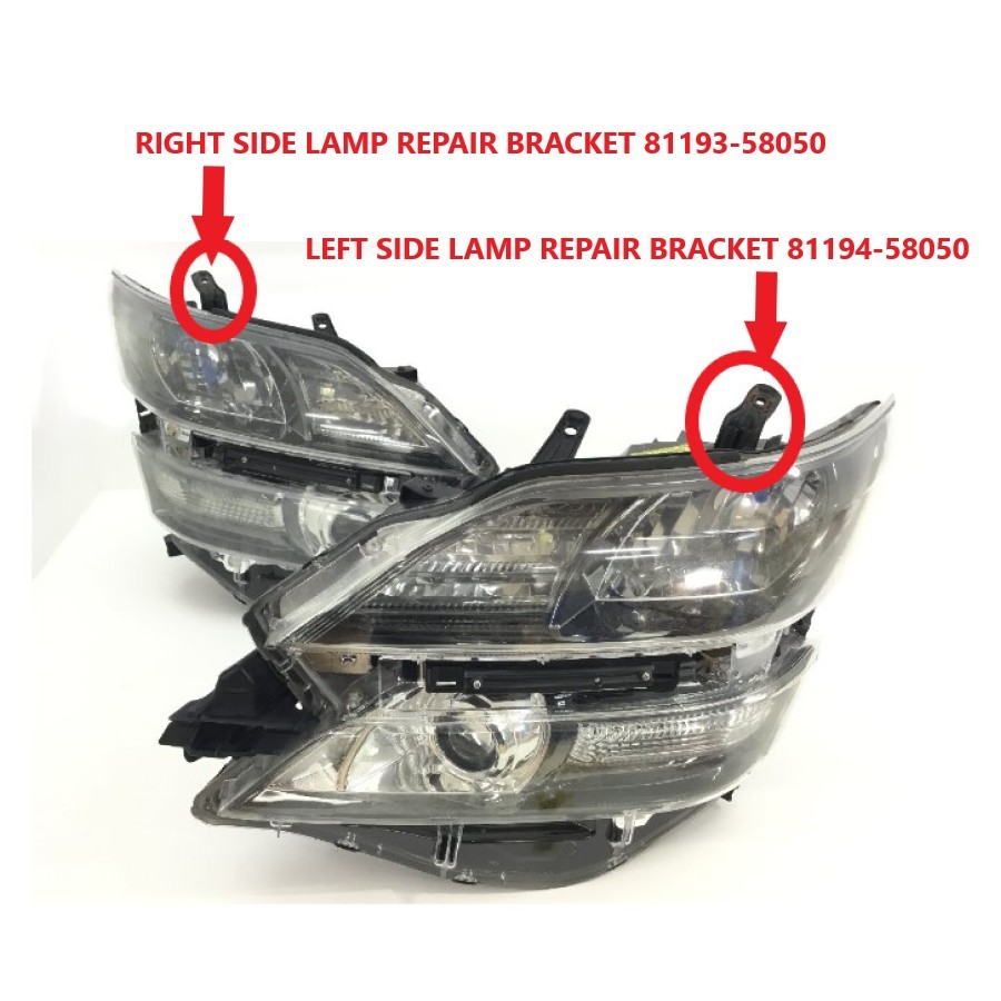 TOYOTA VELLFIRE AHN20 GGH20 REPAIR PARTS HEAD LAMP UPPER RETAINER NO.1 ...