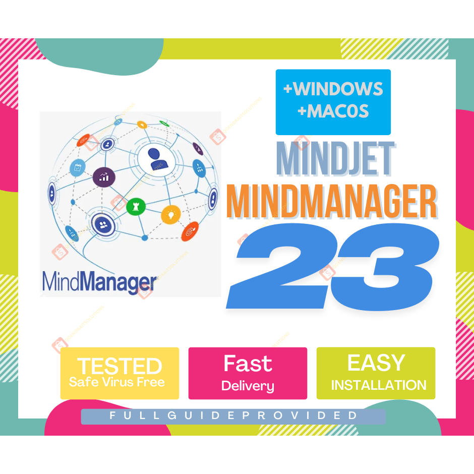 Mindjet MindManager 𝟐𝟑 Mind Mapping 🔥 +Video Guide Provided | Full Ver ...