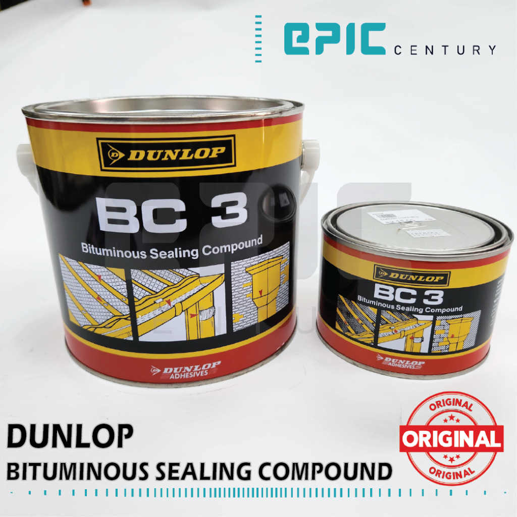 DUNLOP BC3 Bituminous Sealing Compound 500GRAM / 2.5KG | Shopee Malaysia