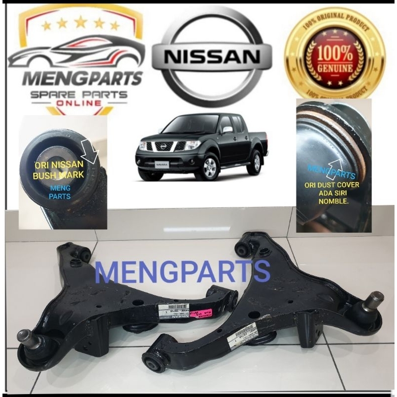 ORIGINAL NISSAN NAVARA D40 4WD 2005Y-2015Y FRONT LOWER ARM WITH BALL ...