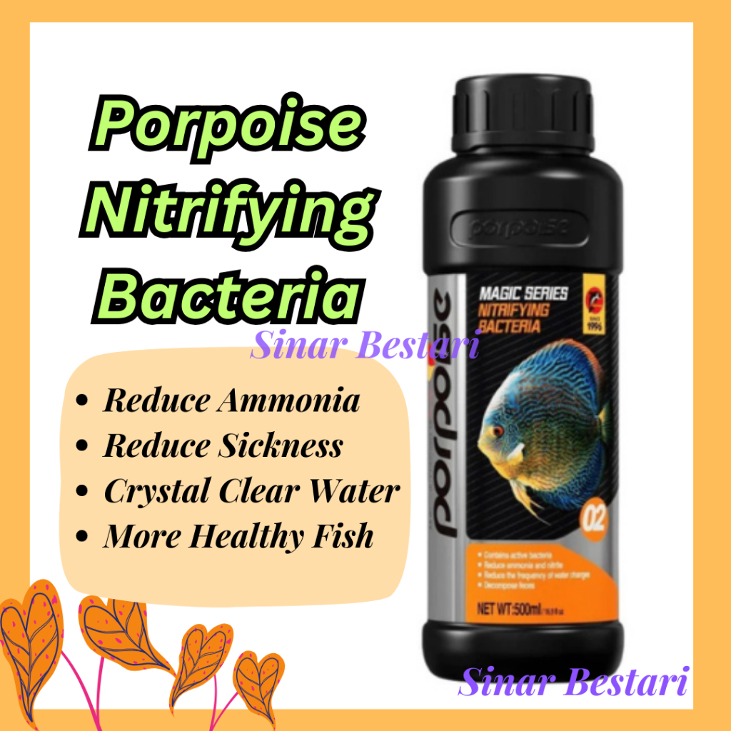 Porpoise Magic Series Nitrifying Bacteria Carotenoid Reduce Ammonia Nitrite Reduce Ammonia 500ml ...