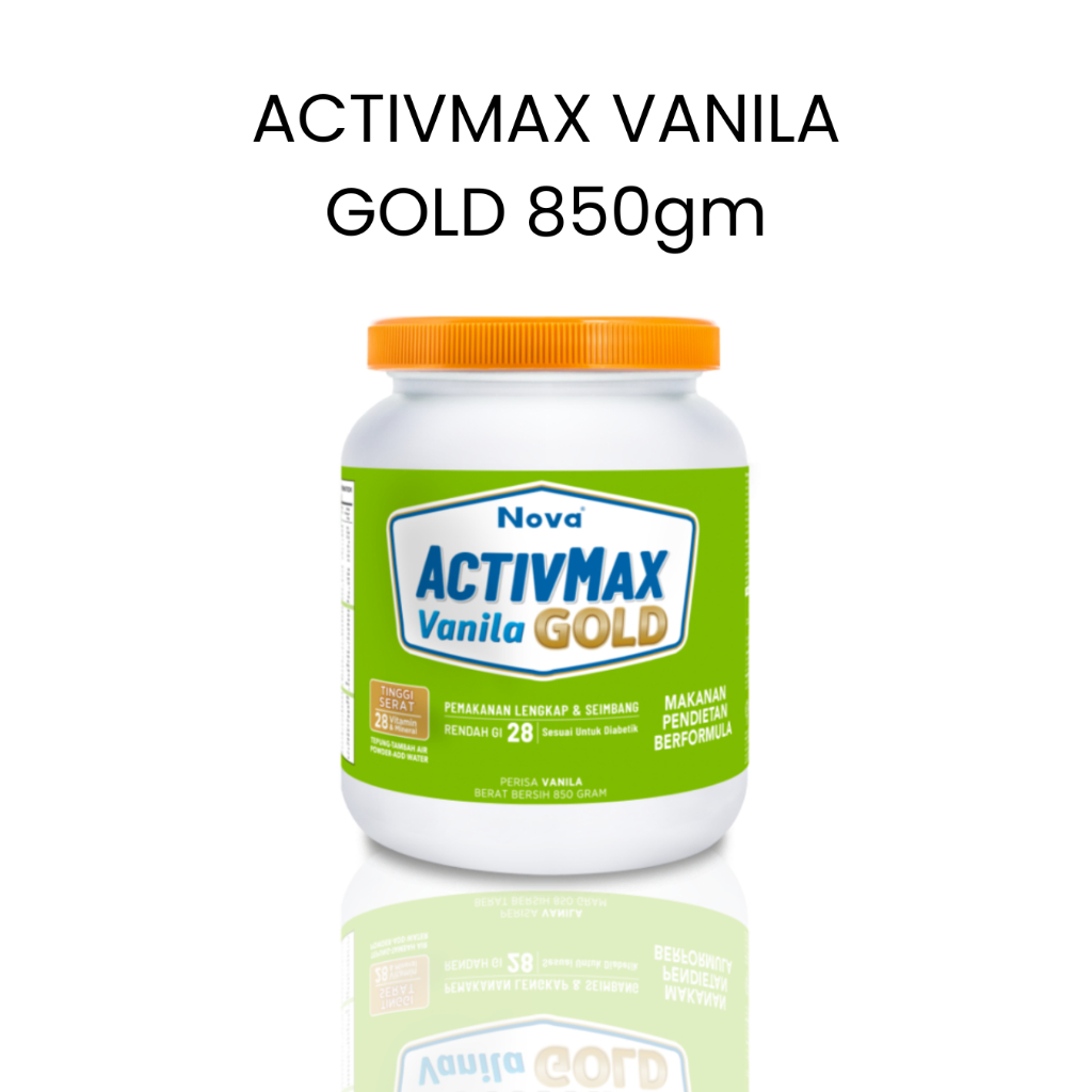 NOVA Activmax Vanila Gold 850gm | Shopee Malaysia