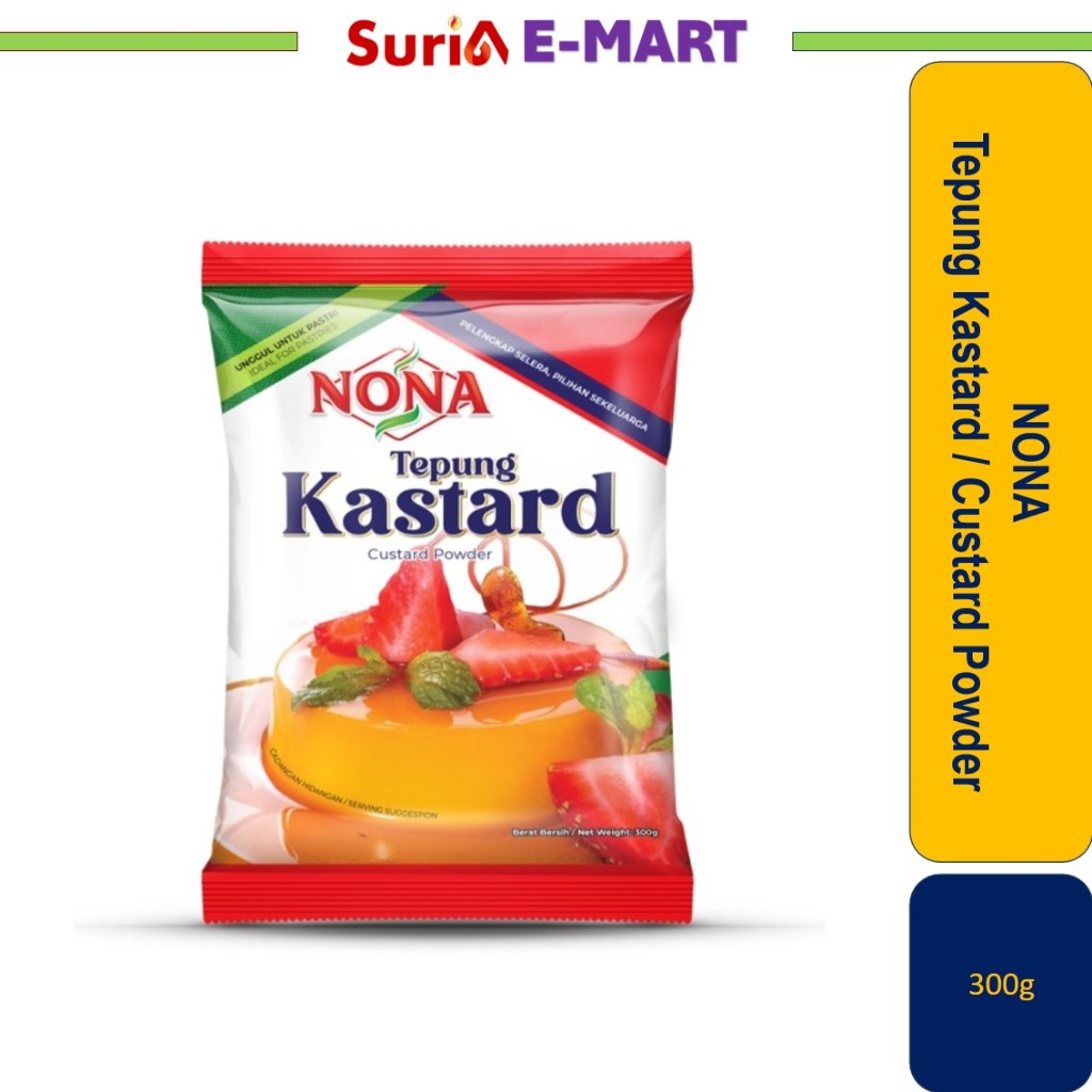 Nona Tepung Kastard / Custard Powder 300g | Shopee Malaysia